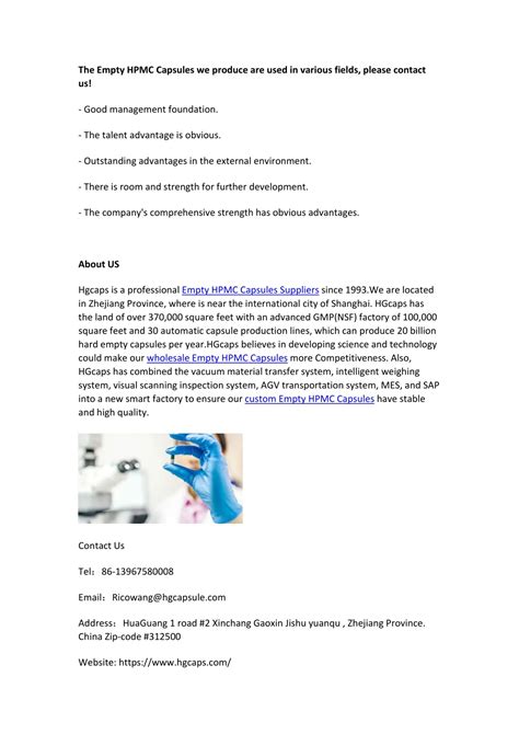 PPT HPMC Capsules PowerPoint Presentation Free Download ID