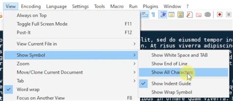 Notepad Show Symbols Easy No Plugins Digi Dank