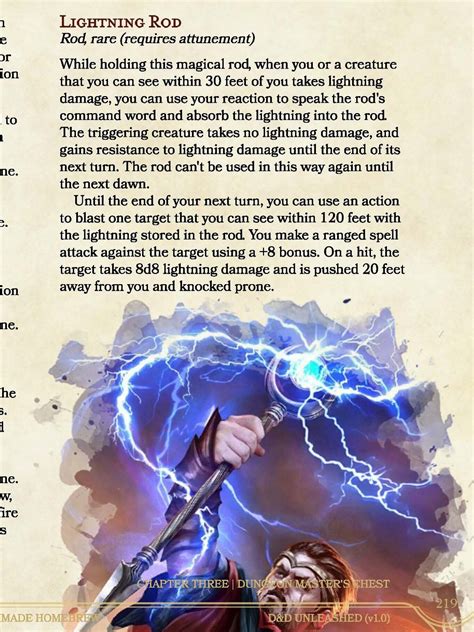 Lightning Storms And Electricity — Dnd Unleashed A Homebrew