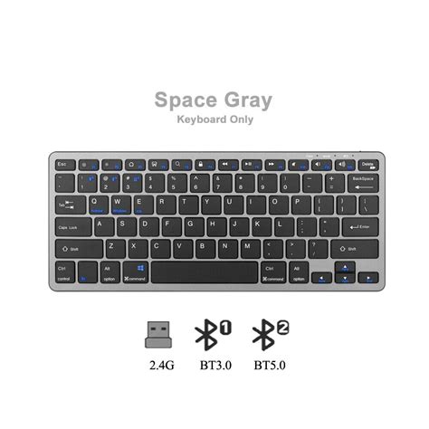 Original Rechargeable Wireless Bluetooth Keyboard Set Portable Silent 3