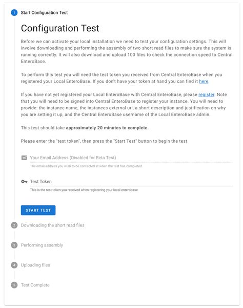 Upload Test Local EnteroBase Documentation Documentation