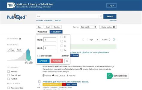 4款pubmed医学文献免费插件分享，显示期刊影响因子和分区 非猪ai导航