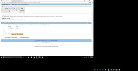 solved find a unit normal vector to the surface at the given
