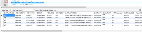 Database Mysql Events Doesnt Run Eventhough Every Settings Is Enable