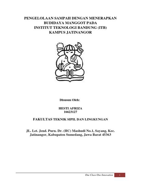 Pengelolaan Sampah Dengan Menerapkan Budidaya Manggot Pada Pdf