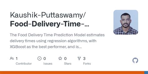 Github Kaushik Puttaswamyfood Delivery Time Prediction Using Machine