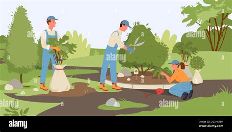 People Gardening Clipart