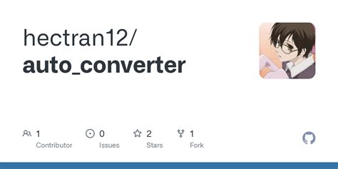 Github Hectran12autoconverter