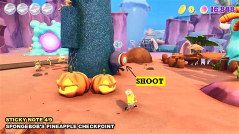 Bikini Bottom All Sticky Notes Locations Spongebob Squarepants The