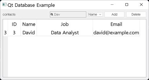 GitHub Yjg30737 Pyqt Database Example PyQt Database Mainly SQLite
