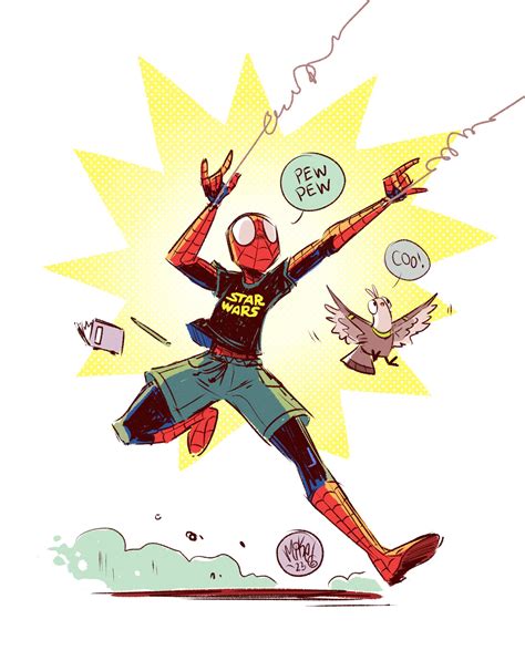 Spider Man And Peter Parker Marvel And More Drawn By Mikemaihack Danbooru
