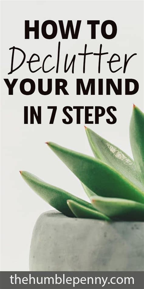 How To Declutter Your Mind For Peace And Progress In 7 Steps