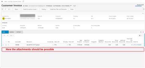Document Attachment In Customer Invoice Ifs Community