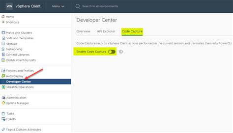 New VMware VSphere 6 7 Update 2 Client Developer Center API Explorer And Code Capture