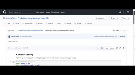 Prediction Using Unsupervised Ml Youtube
