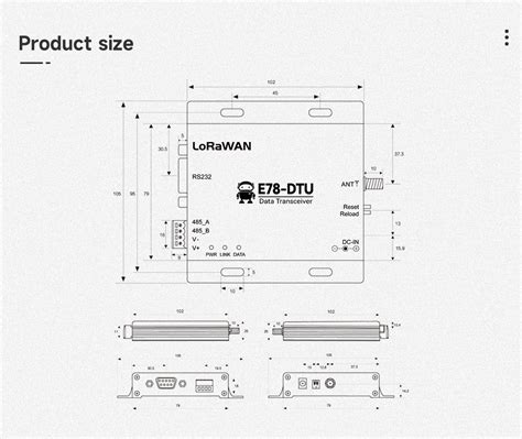 E78 Dtu 900ln22 Lorawan Module Lorawan Modem