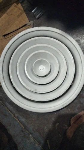 Aluminium Powder Coated Round Ceiling Diffuser For Hotel Shape Circular Round At Rs