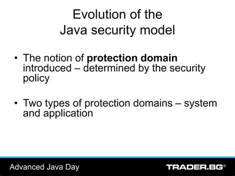 security architecture of the java platform javaday bg event