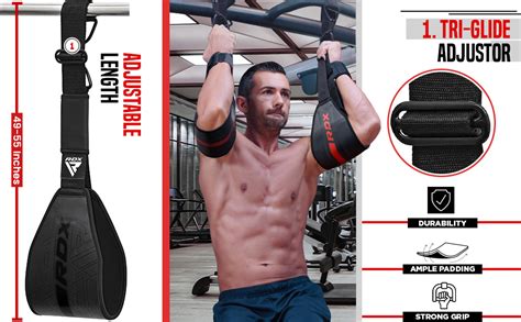 Rdx Fitness Hanging Ab Straps For Abdominal Muscle Building And Core