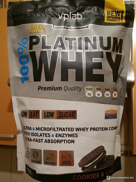 Протеин VP Laboratory VPLab 100% Platinum Whey - «Средний по вкусу, но ...