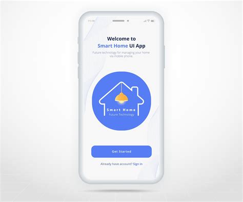 Smartphone Smart Home Welcome Controlled App Ux Ui Iot Internet Of Things Technology Digital