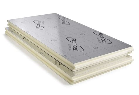 6 Panneaux Polyuréthane Et Alu Recticel R 1 8 Ep 40 Mm L 1 2 X L 0