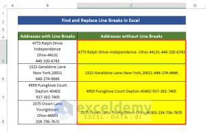 Find And Replace Line Breaks In Excel Examples ExcelDemy