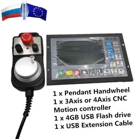 Ddcsv3 1 Standalone Motion Controller Off Line 100 Pulse Mpg Handwheel Emergency Stop For Cnc