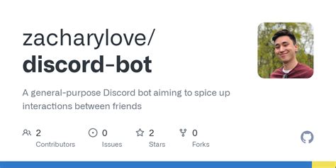 github zacharylove discord bot a general purpose discord bot aiming
