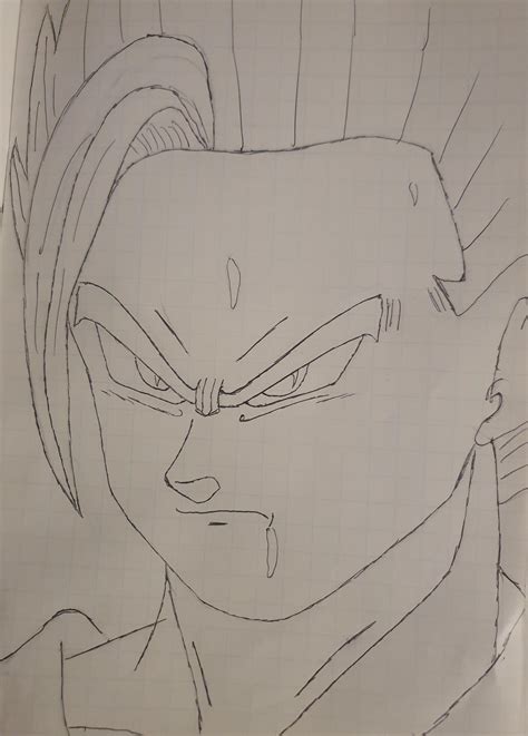 Ssj2 Gohan Face Drawn By Me Rdbz