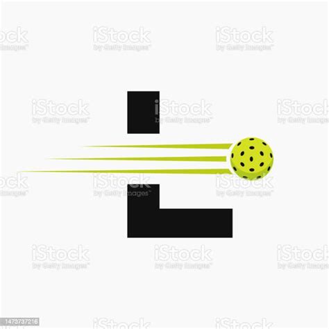 문자 L 알파벳 벡터 템플릿의 초기 피클 볼 로고 Championship에 대한 스톡 벡터 아트 및 기타 이미지 Championship 경기 스포츠 경쟁 Istock