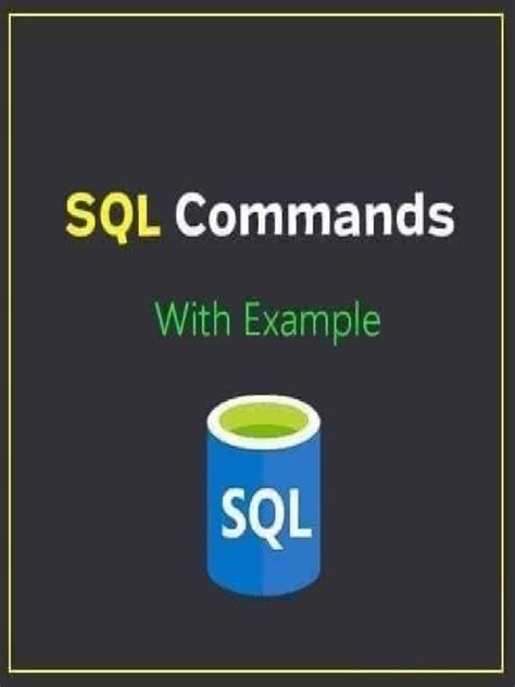 sql comandos pdf