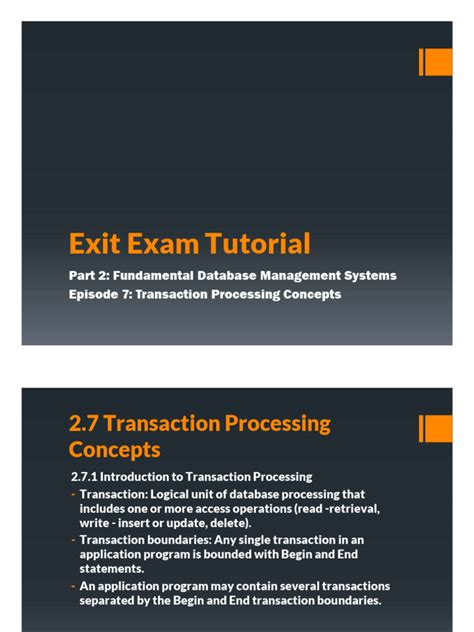 Chapter 7 Transaction Processing Concepts Pdf Database Transaction Computer Architecture