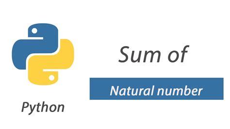 Python Program To Sum Of N Natural Numberparvat Computer Technology