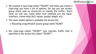 QoS Classification On Cisco IOS Router PPTX Computer Networking Computing