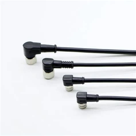 Connector Male Female Aviation 4 Core 5 Pin Sensor Signal Connecting Wire Injection Molded M12