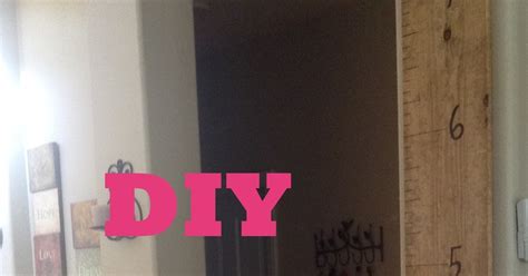 Musings And Ramblings Of A Busy Mom DIY Ruler Height Chart