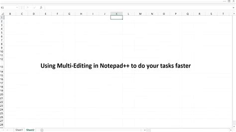 Coding Tricks Using Multi Editing In Notepad To Do Your Tasks Faster Rprogramming