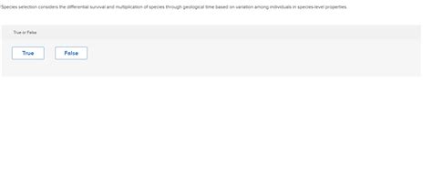 Solved Species Selection Considers The Differential Survival