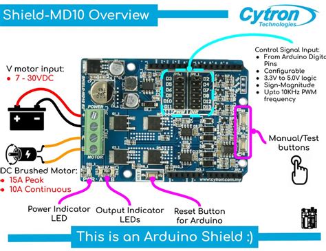Scudo Driver Motore CC V V Per Arduino Opencircuit