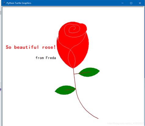 Python画玫瑰花（含文字）文本玫瑰 Python Csdn博客