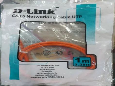 D LINK CAT Meter UTP AWG Patch Cord Orange Copper At Best Price In Varanasi