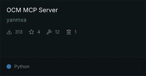 Gethgexecutionplan Ocm Mcp Server Glama
