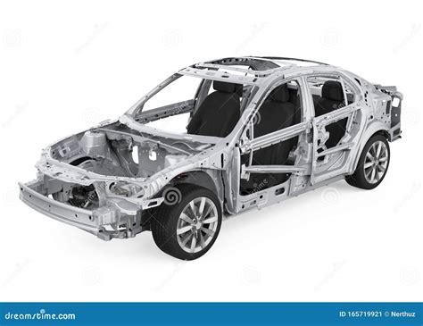 Unibody Car Chassis Frame Isolated Stock Illustration Illustration Of Bridge Engineering