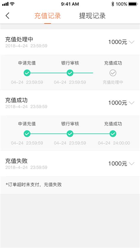 充值记录