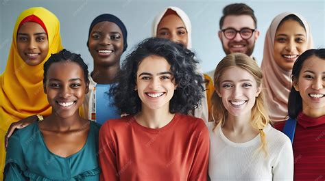 Premium Photo A Group Of Diverse People From Different Cultures And