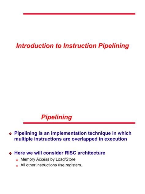 Pipeline Pdf Central Processing Unit Computer Hardware