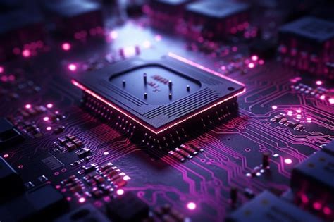 Premium Photo Cyber Circuitry Traversing Digital Pathways