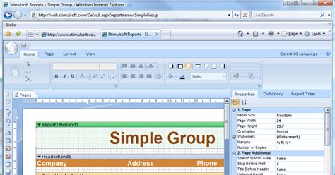 stimulsoft updates reports designer web