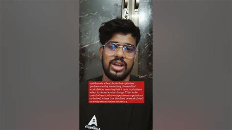 Q9 Usememo Hook In React 🤔 Interviewpreparation Reactjsinterviewquestions React Coding